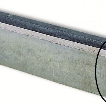 Opsluitband grijs 10x20x100 cm | A&P Smulders