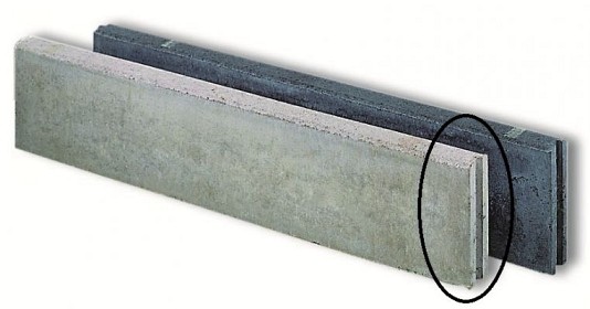 Opsluitband grijs 10x20x100 cm | A&P Smulders